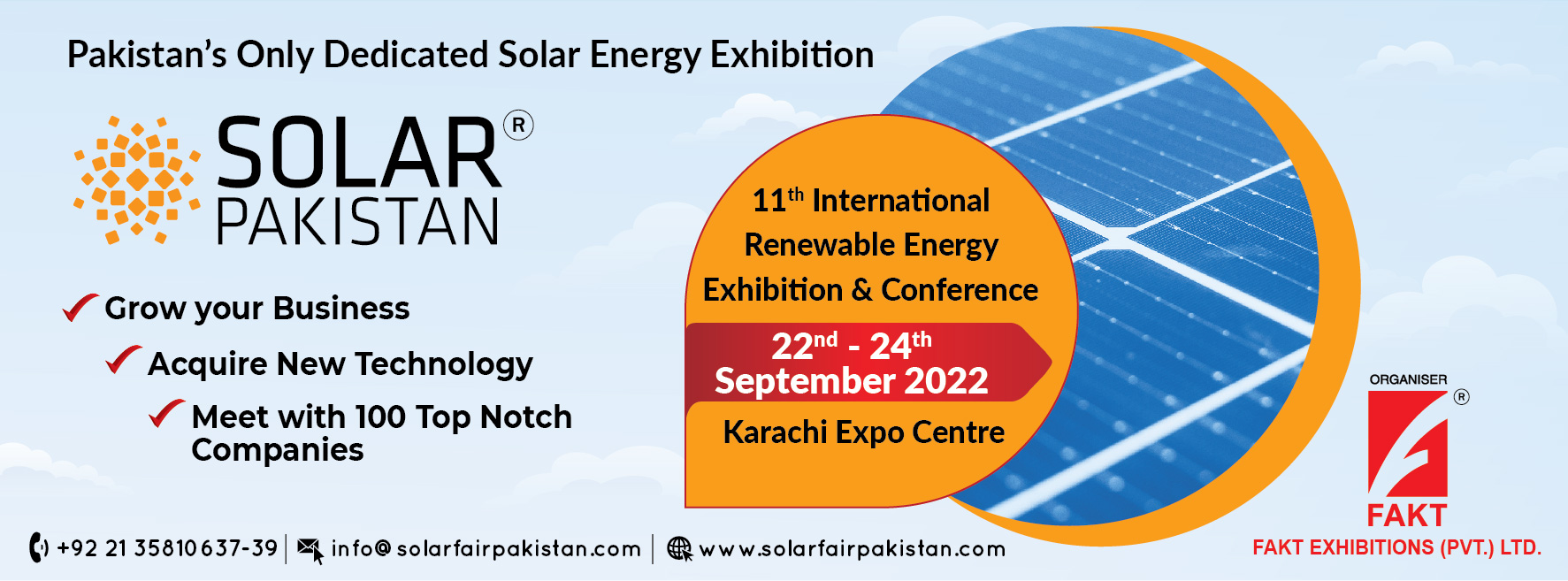 Solar Pakistan – Only dedicated event for Solar Industry