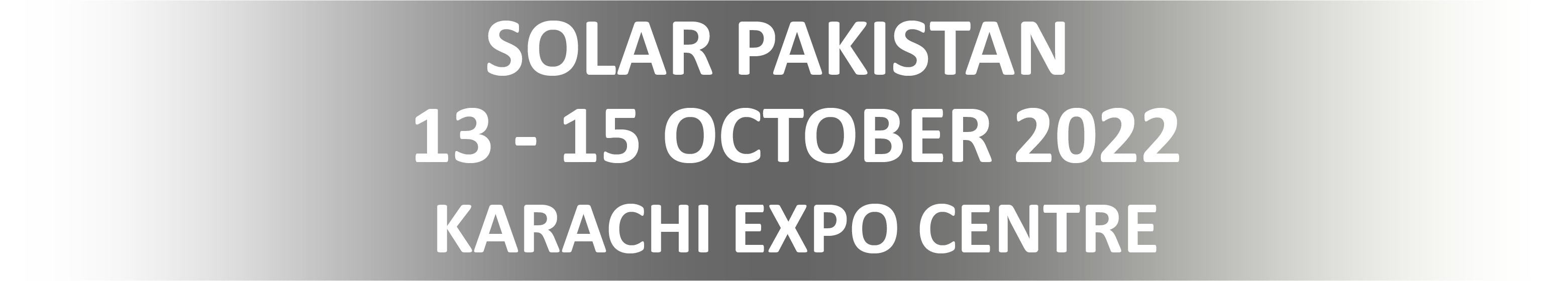 Solar Pakistan – Only dedicated event for Solar Industry