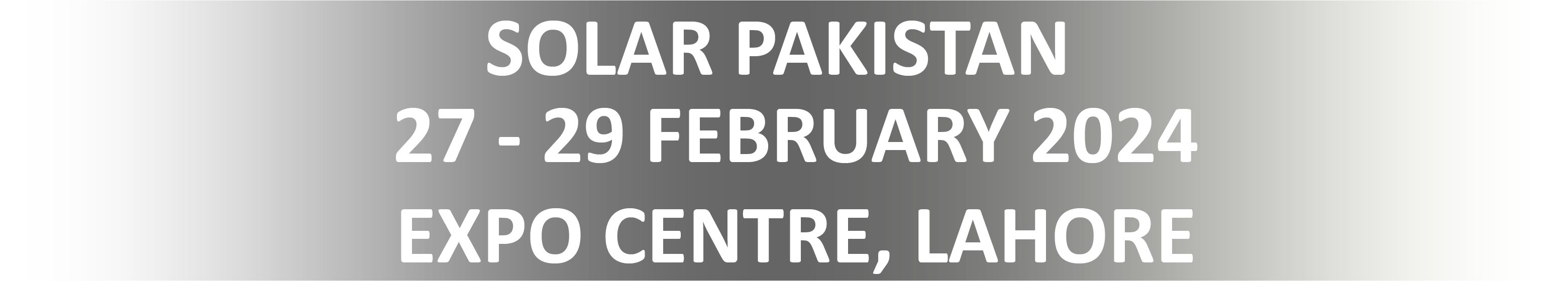 Solar Pakistan – Only dedicated event for Solar Industry